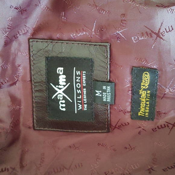 maxima Wilson leather | Jackets & Coats | Vintage Wilson Leather Jacket ...